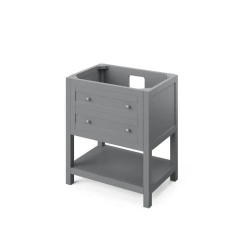 30" Grey Astoria Vanity - Quality Marble and Granite